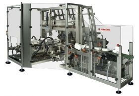 ETI Intermittent Motion Display & Tray Case Packaging Machine | Rovema